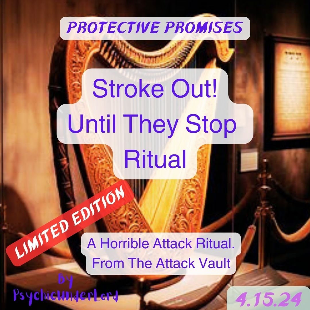 Stroke Out Until They Stop Attack Ritual - Etsy