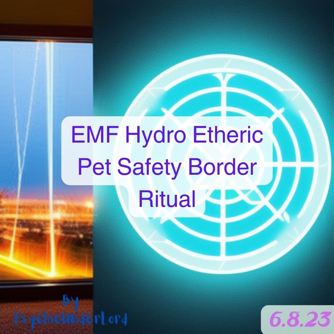 EMF Hydro Etheric Pet Safety Border Ritual - Etsy