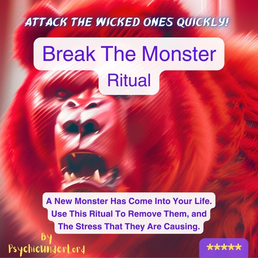 X-MAN Break the Monster Ritual / Cosmic / Paranormal - Etsy