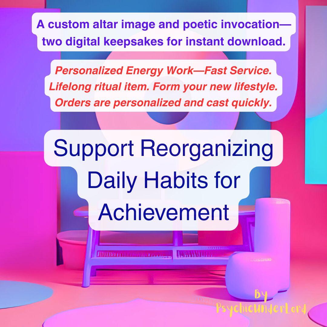 Support Reorganizing Daily Habits for Achievement – Digital Download - Etsy