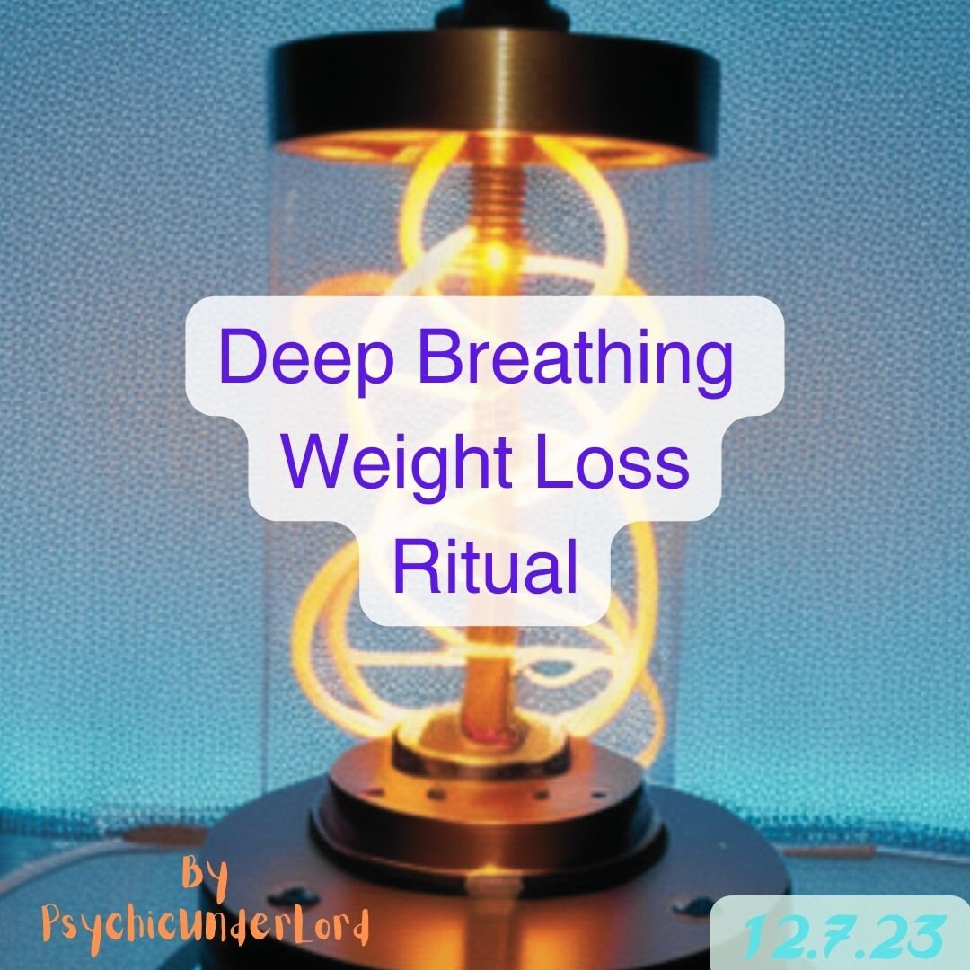 Deep Breathing Weight Loss Ritual - Etsy