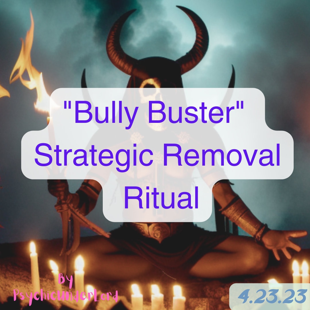 Bully Buster Strategic Removal and Insults Protection Ritual - Etsy
