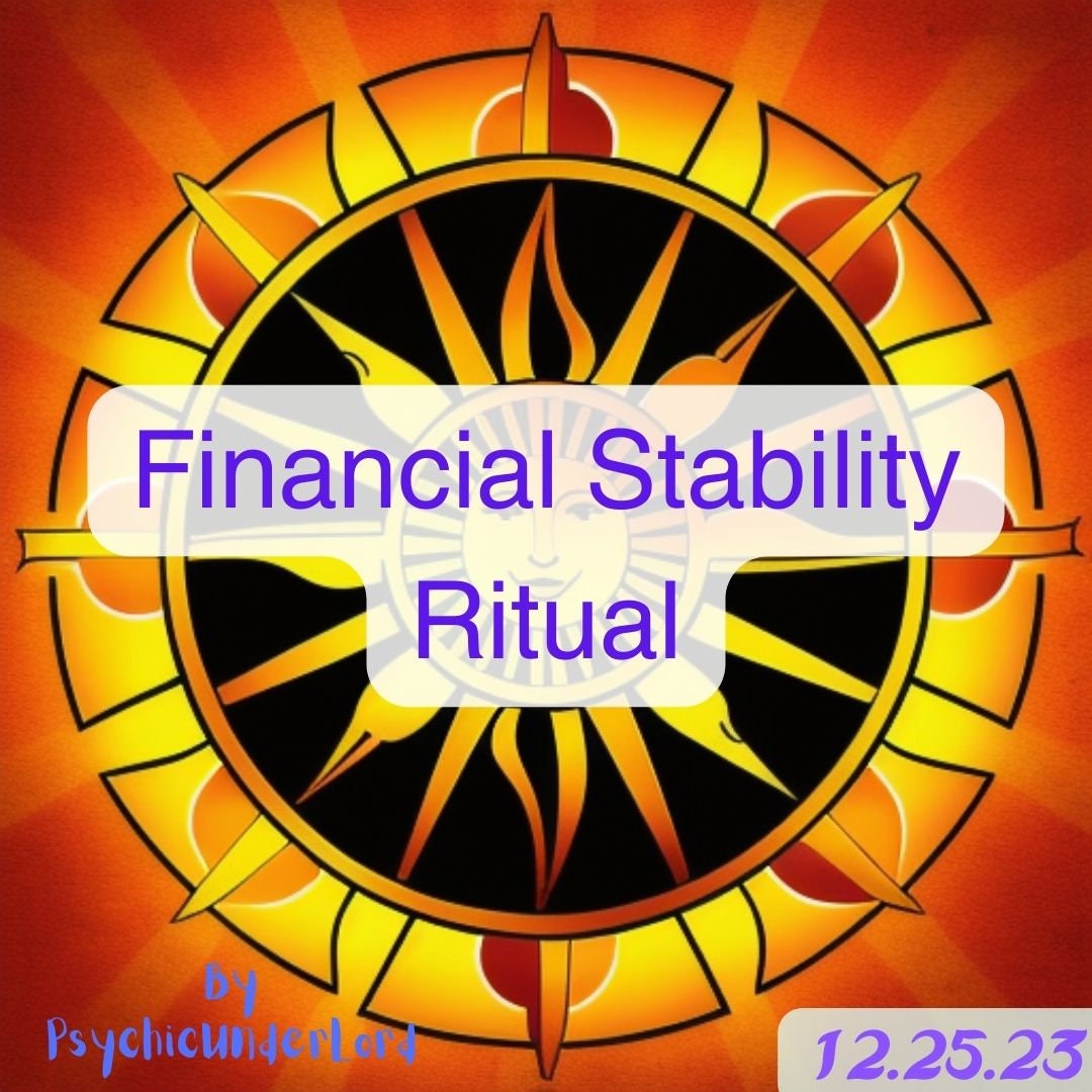 Financial Stability Ritual - Etsy