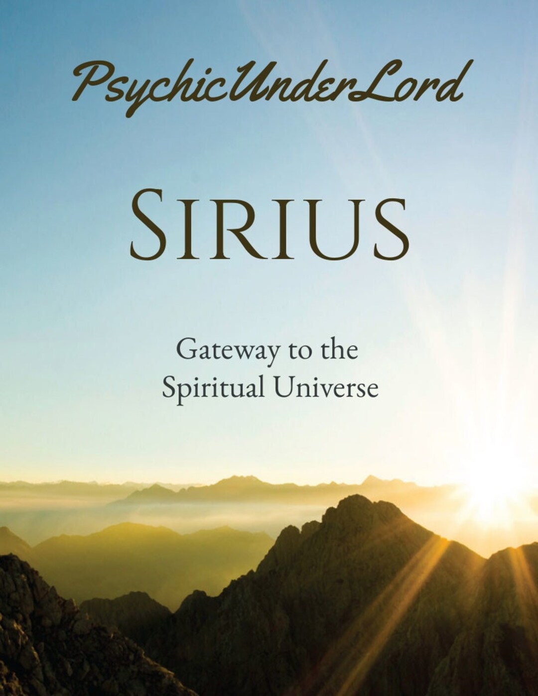 Sirius: Gateway to the Spiritual Universe E-book (instant Download) - Etsy