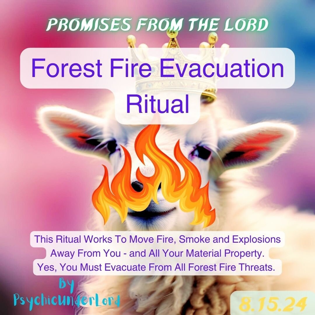 Forest Fire Evacuation Ritual / Protection - Etsy
