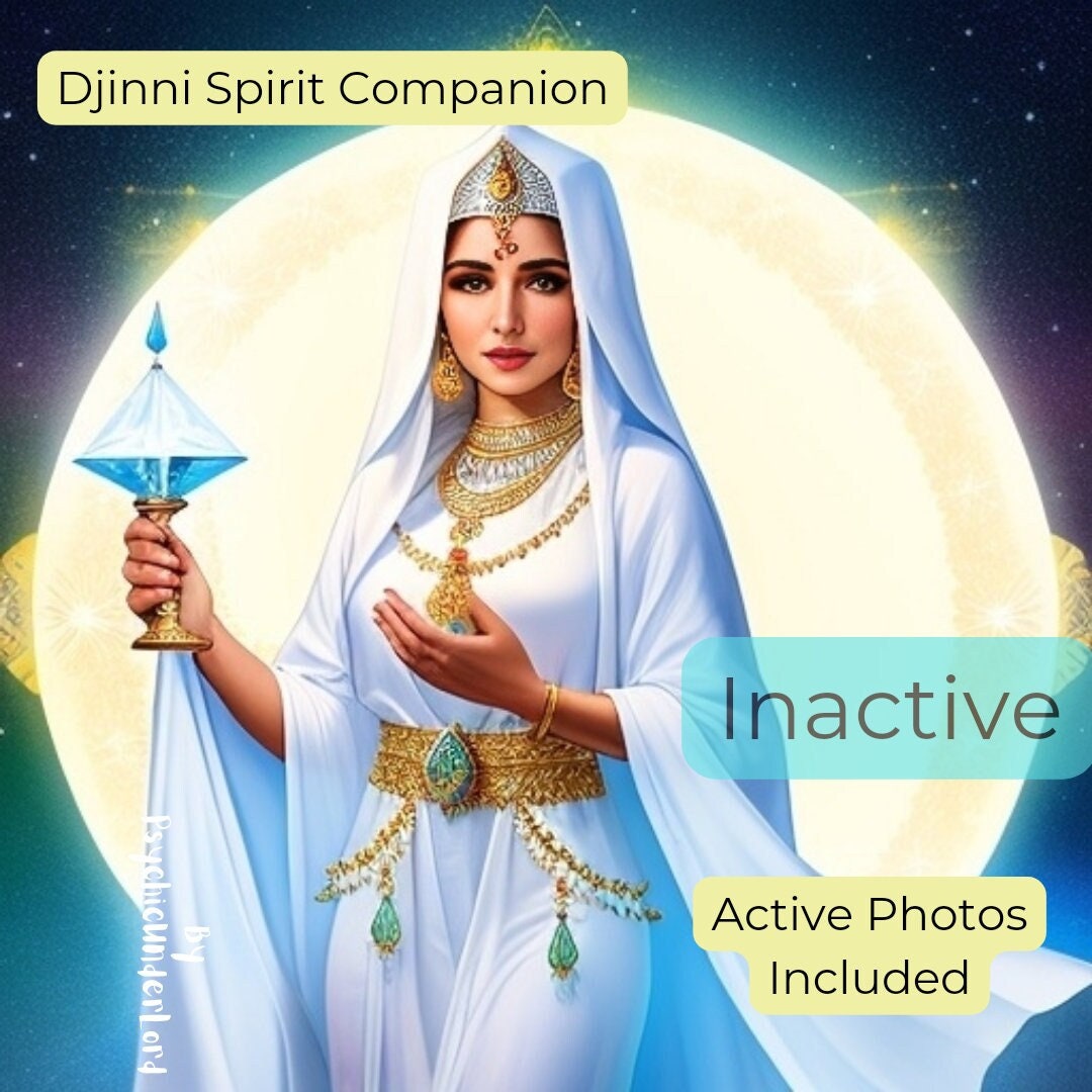 Djinni Spirit Companion With PHOTO - Etsy