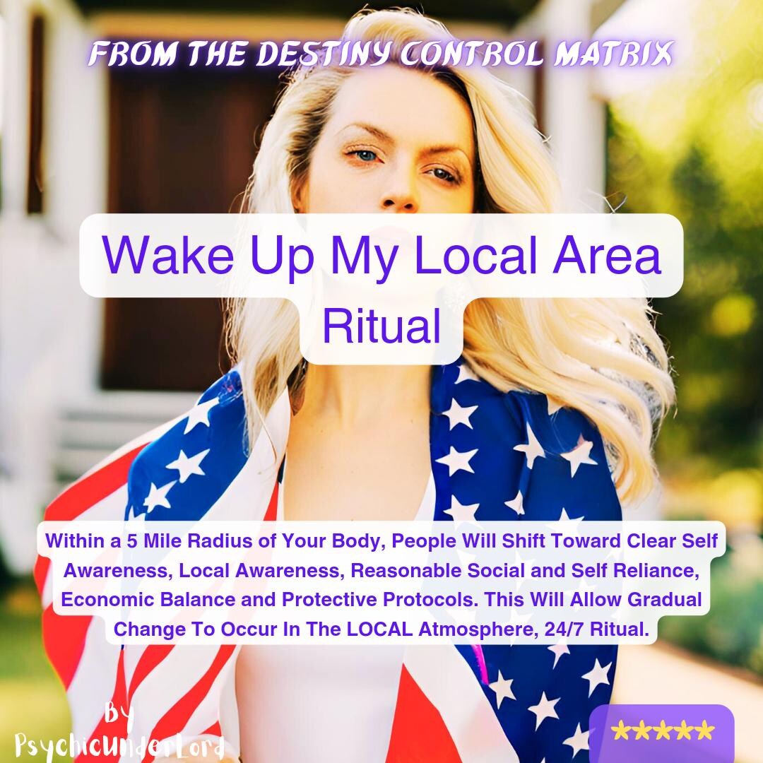 Wake up My Local Area Ritual / Cosmic - Etsy