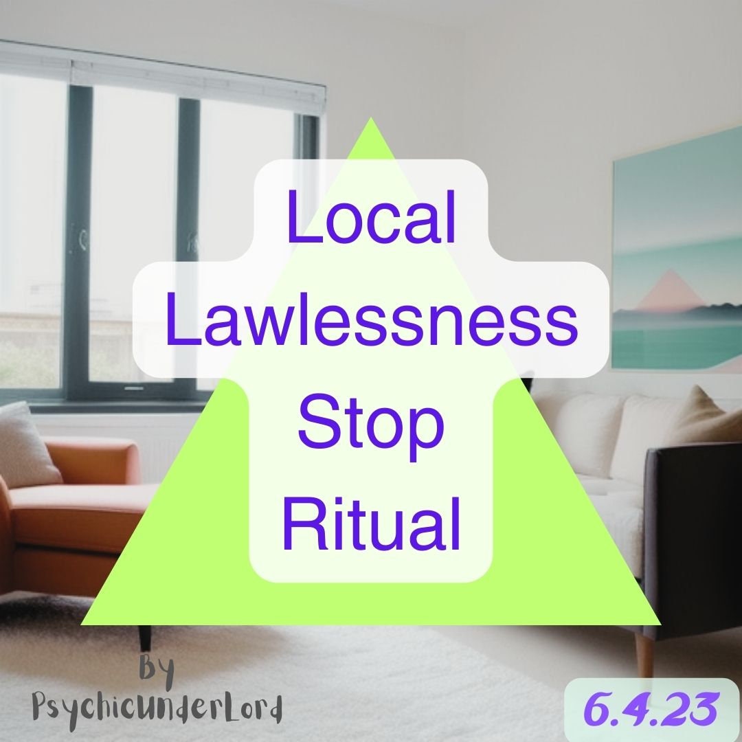 Local Lawlessness Stop Protection Ritual - Etsy