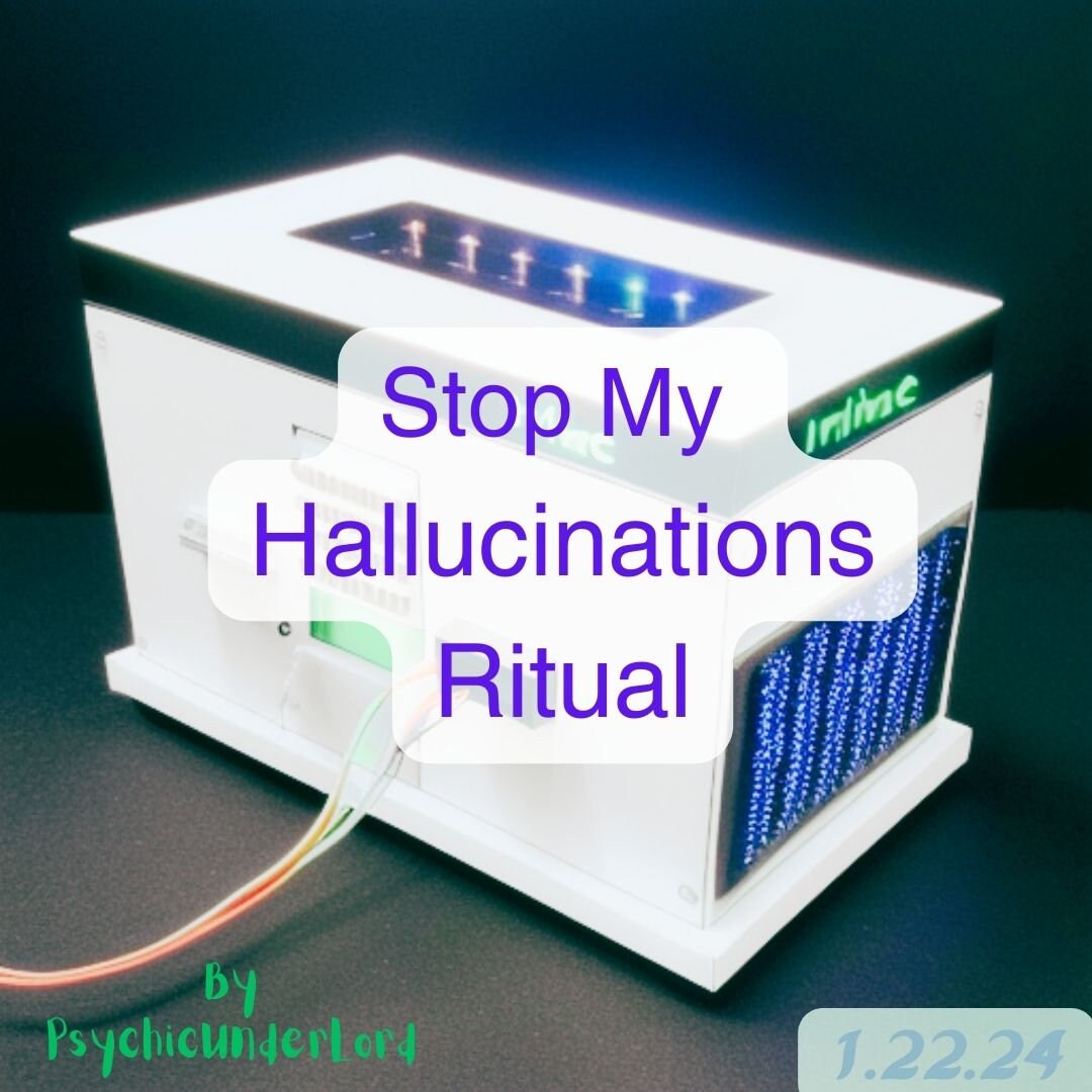 Stop My Hallucinations Ritual - Etsy