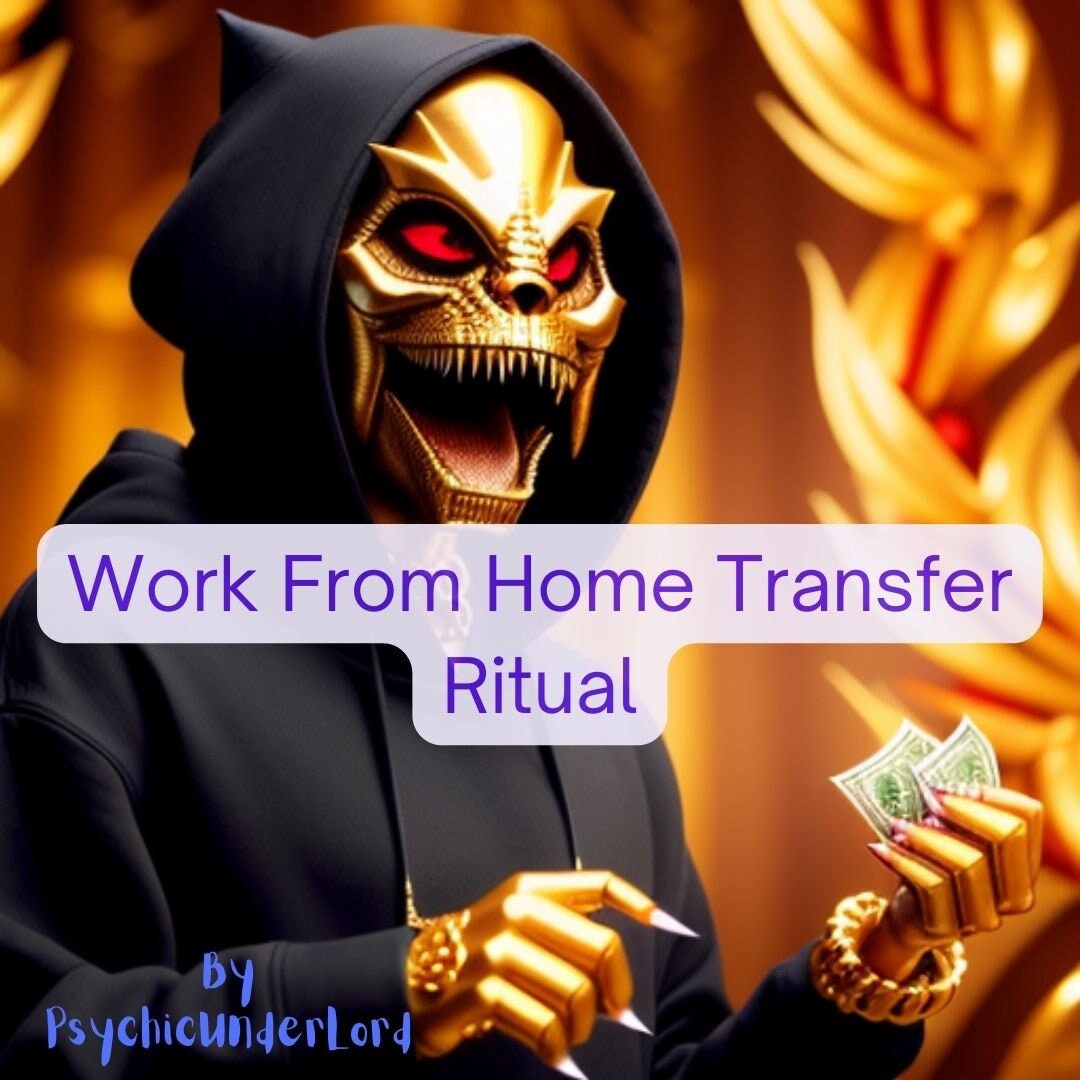 Work From Home Transfer Ritual - Etsy