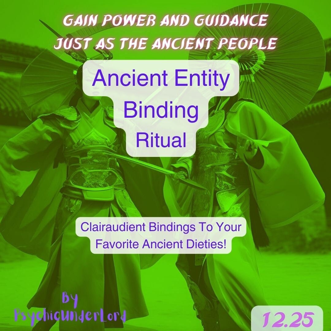 Ancient Entity Binding Ritual / Cosmic / Ascension / Religion - Etsy