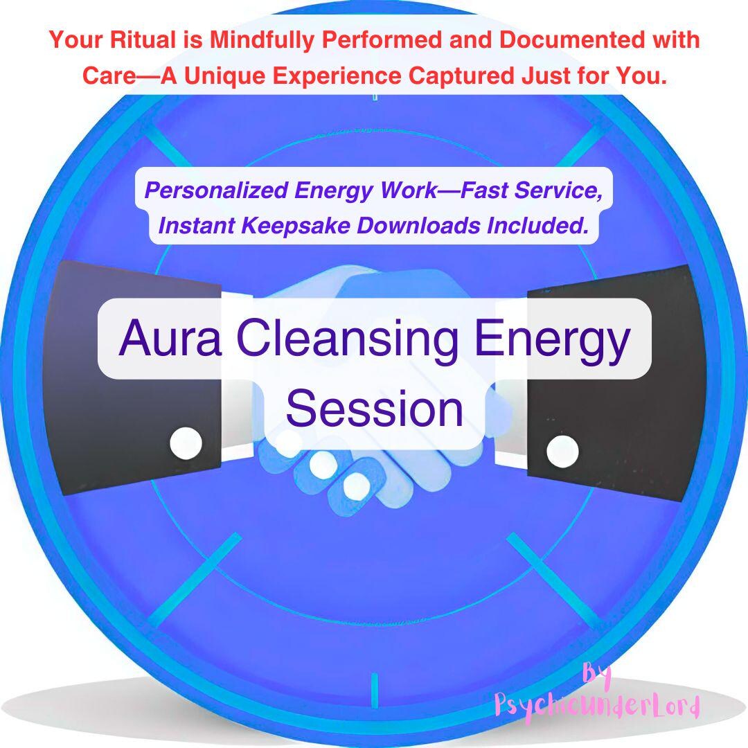 Aura Cleansing Energy Session | Psychic Session | Digital Keepsake ...