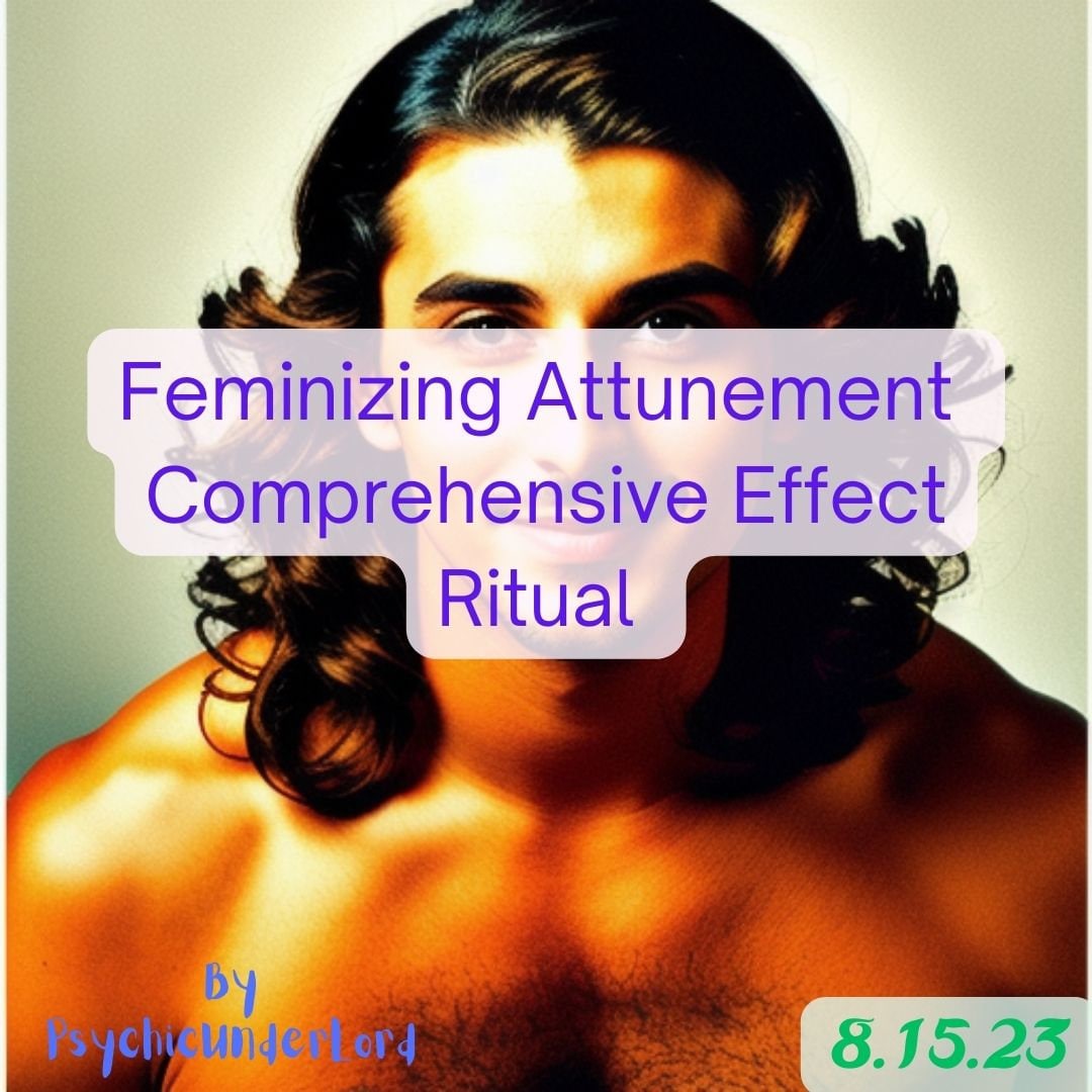 Feminizing Attunement Comprehensive Effect Ritual - Etsy