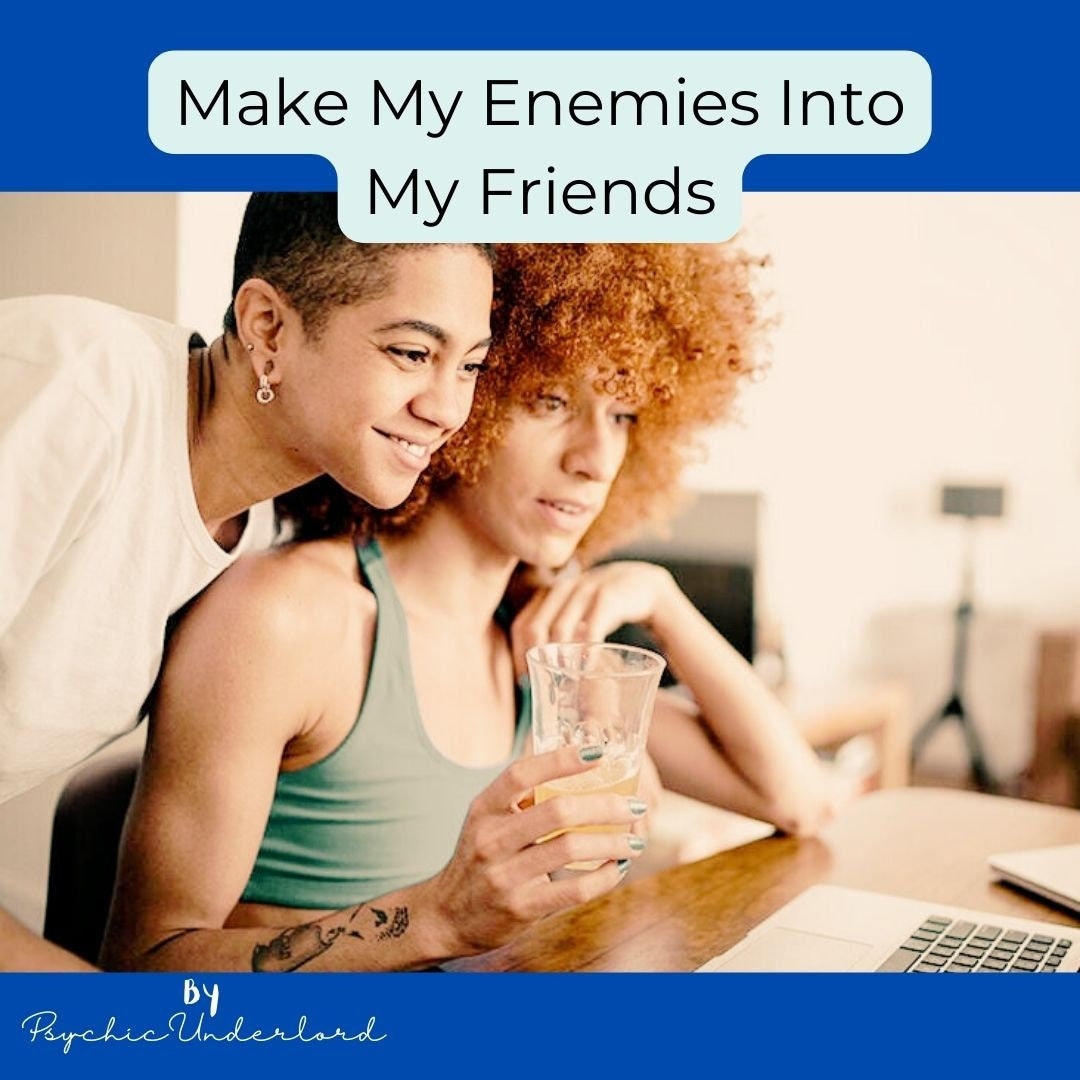 Make My Enemies Into My Friends - Etsy
