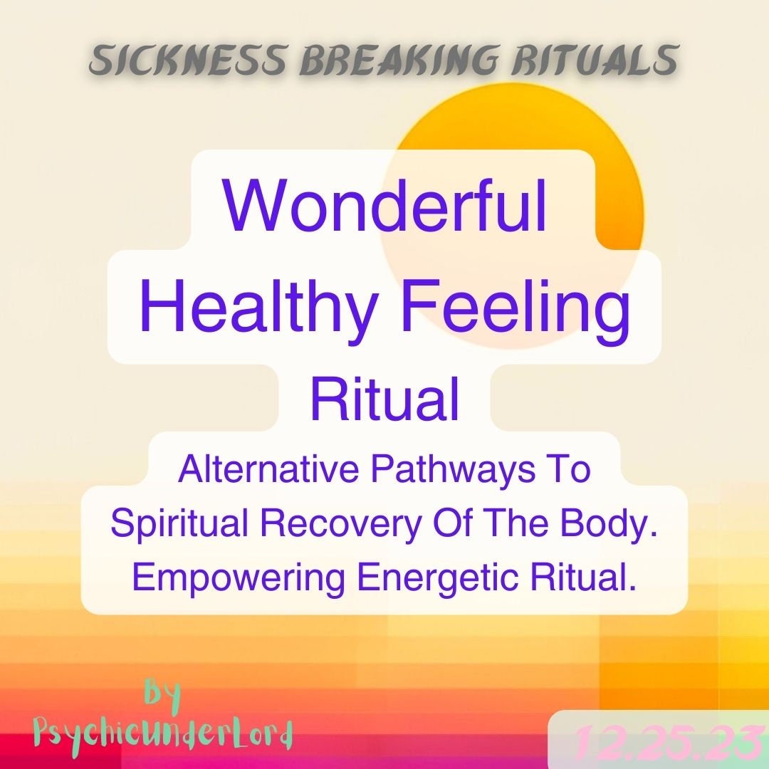 Gain A Wonderful Healthy Feeling Healthy Relief Rituals - Etsy