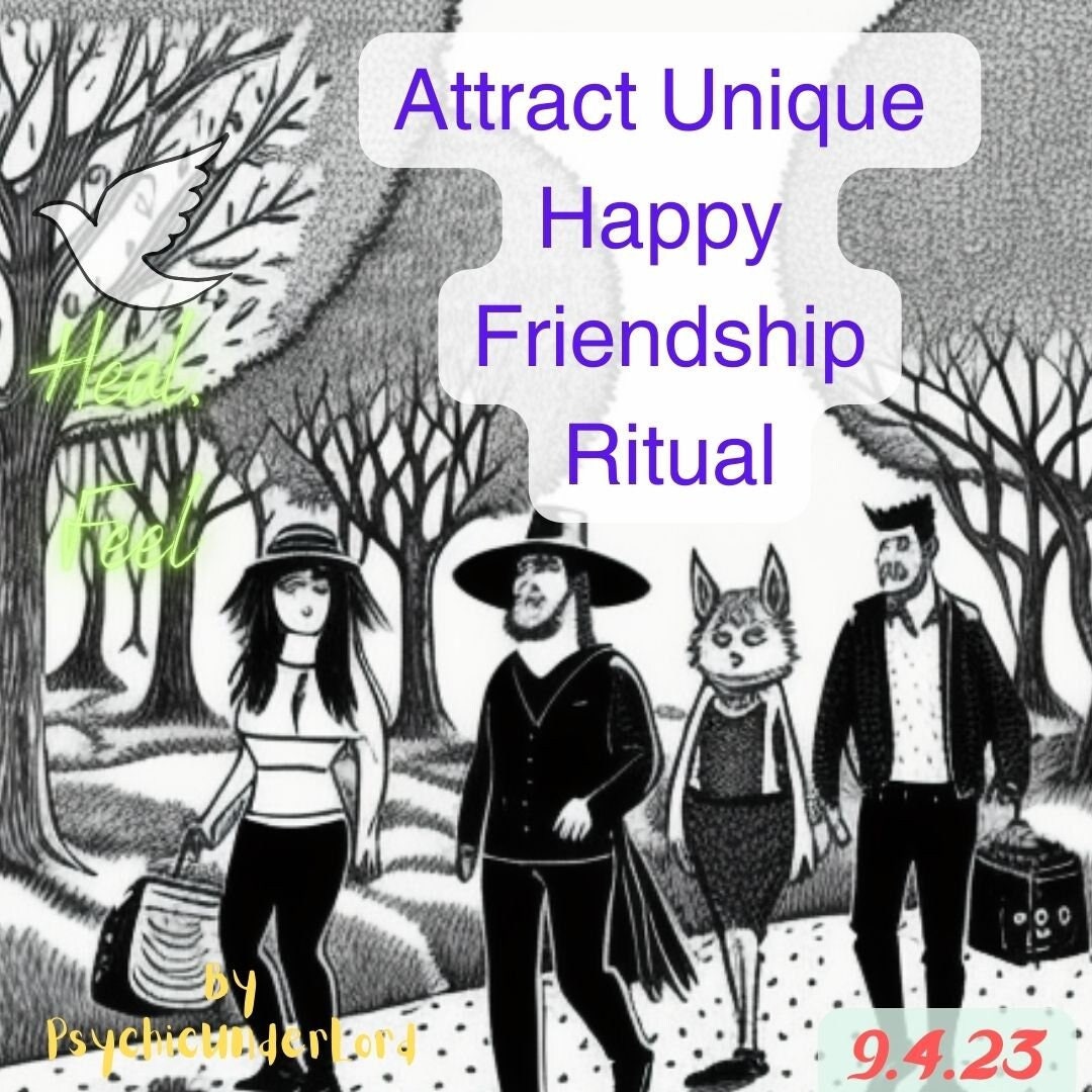Attract Unique Happy Friendship Ritual - Etsy