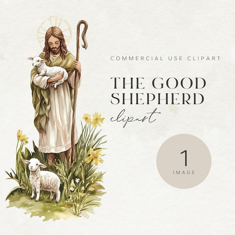 Good Shepherd Clip Art - Etsy
