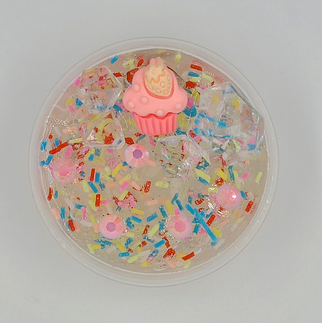Crystal Cupcake Glossy Slime With Fun Charms - Etsy