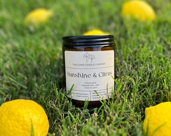 Sunshine, Sunflower, Sunshine Candle, Soy Candle, Uplifting, Happiness ...