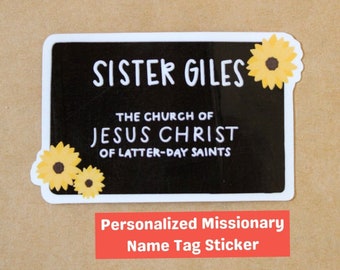 Lds Missionary Name Badge Clipart