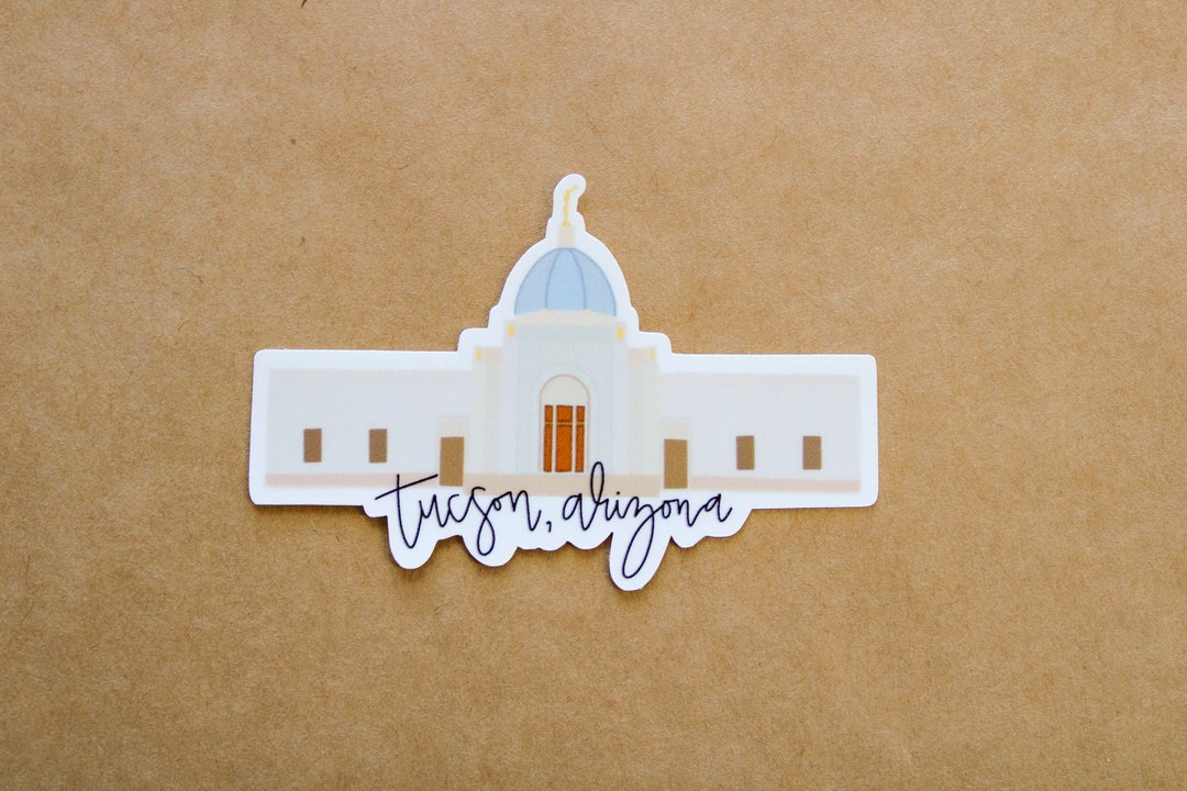 Tucson Arizona LDS Temple Sticker Tucson Arizona Sticker LDS Temple ...