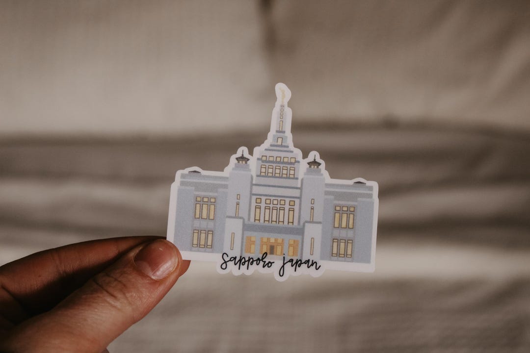 Sapporo Japan Temple Sticker - LDS Temples - Japan - Church of Jesus ...