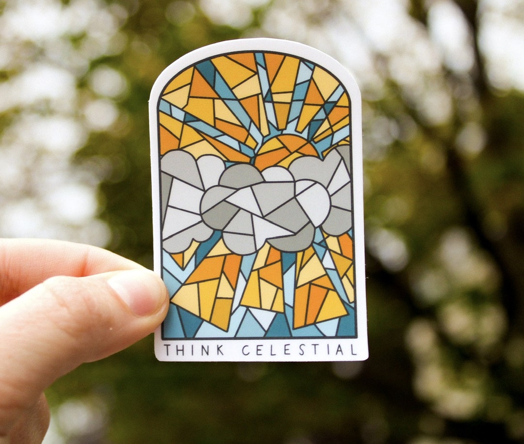 Think Celestial Sticker - President Russell M Nelson Talk - General ...