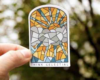 Think Celestial Sticker Russell M Nelson General Conference Sticker ...