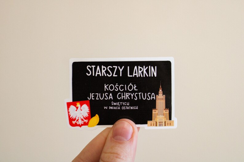 Customizable LDS Missionary Name Tag Sticker LDS Missionary - Etsy