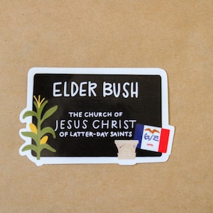 Customizable LDS Missionary Name Tag Sticker LDS Missionary - Etsy