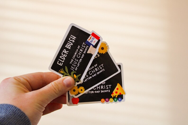 Customizable LDS Missionary Name Tag Sticker LDS Missionary - Etsy