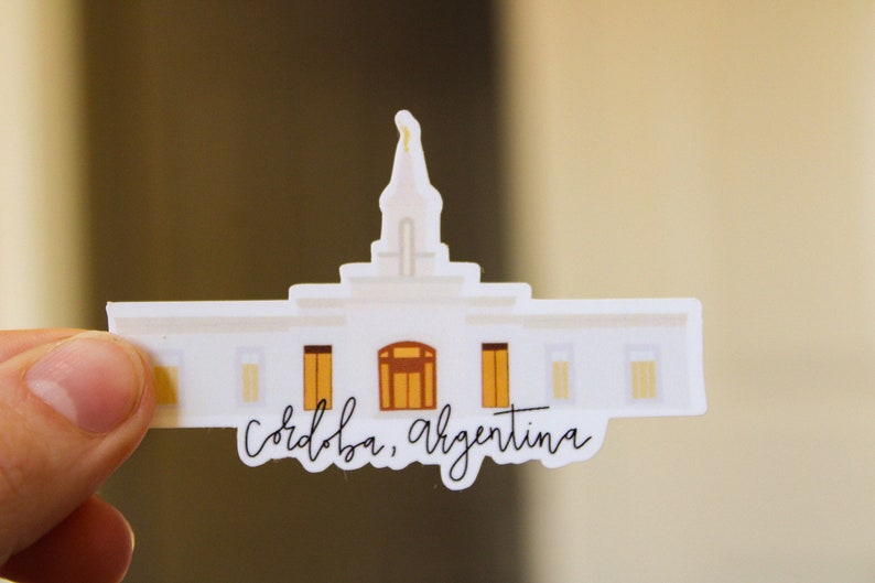 Córdoba Argentina LDS Temple Temple Sticker BULK Orders Available ...