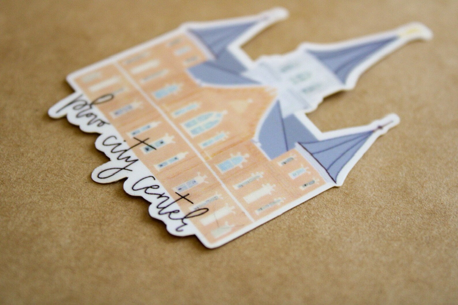 Provo City Center, Utah Temple Sticker - LDS Sticker - Provo, UT Temple ...