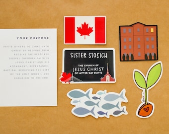 Customizable LDS Missionary Name Tag Sticker LDS Missionary Gifts LDS ...