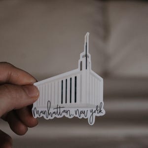 Manhattan New York LDS Temple Sticker - BULK Orders Available - New ...