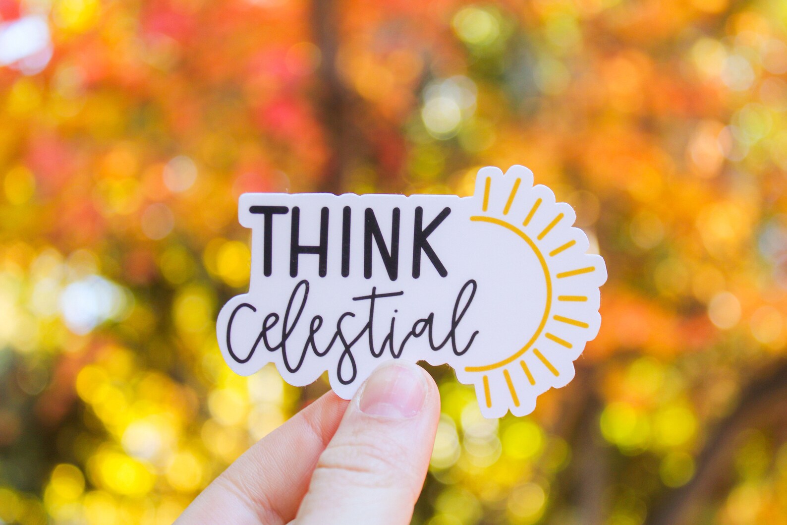 Think Celestial Sticker - Russell M Nelson - General Conference Sticker ...