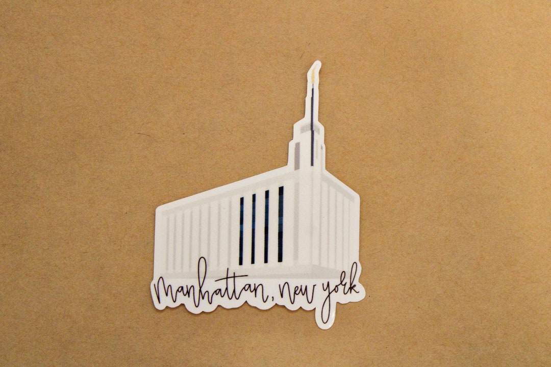 Manhattan New York LDS Temple Sticker BULK Orders Available New York ...