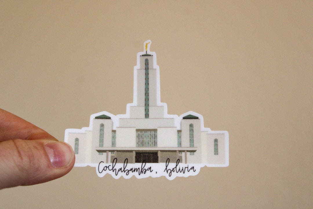 Cochabamba, Bolivia LDS Temple Sticker - Church of Jesus Christ of ...