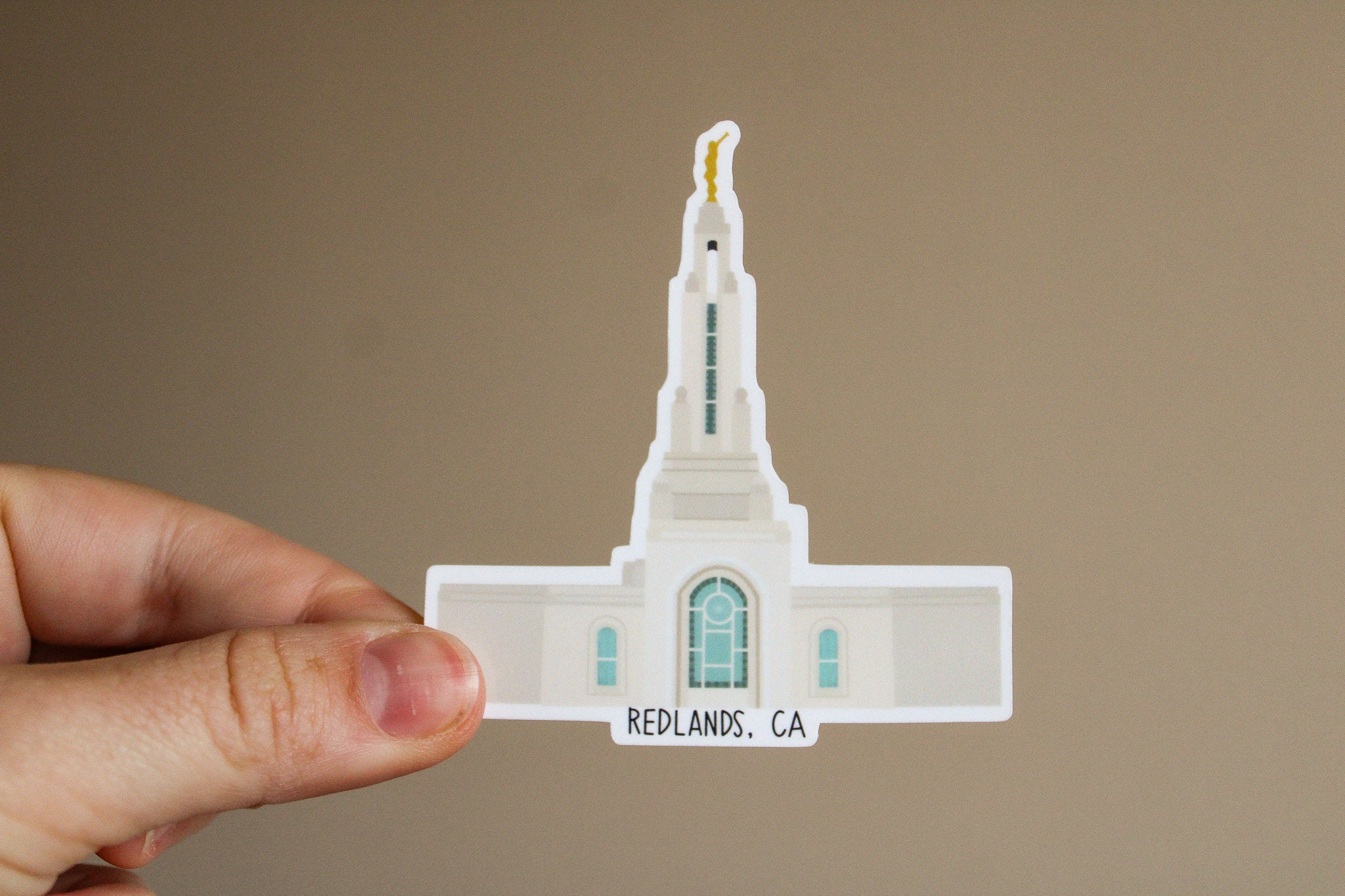Redlands California LDS Temple Sticker California Temples Missionary ...