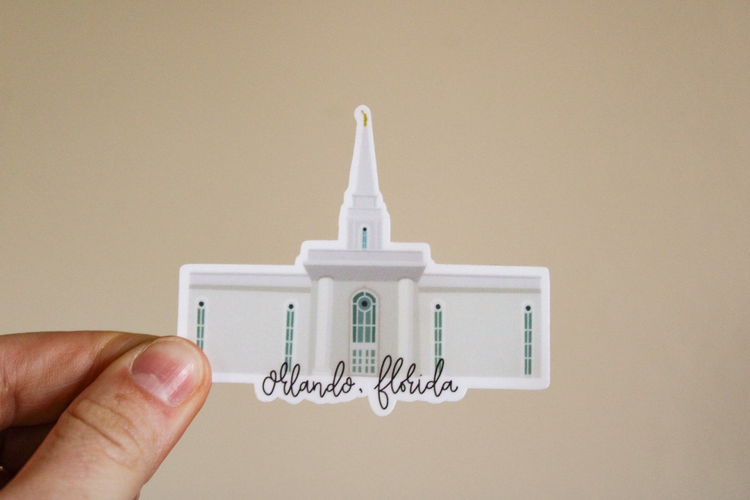 Orlando Florida Temple Sticker - LDS Temples - Stickers for LDS Youth ...