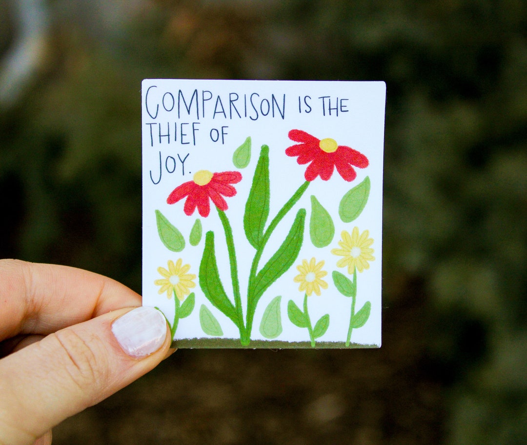 Comparison is the Thief of Joy Theodore Roosevelt Sticker LDS Stickers ...