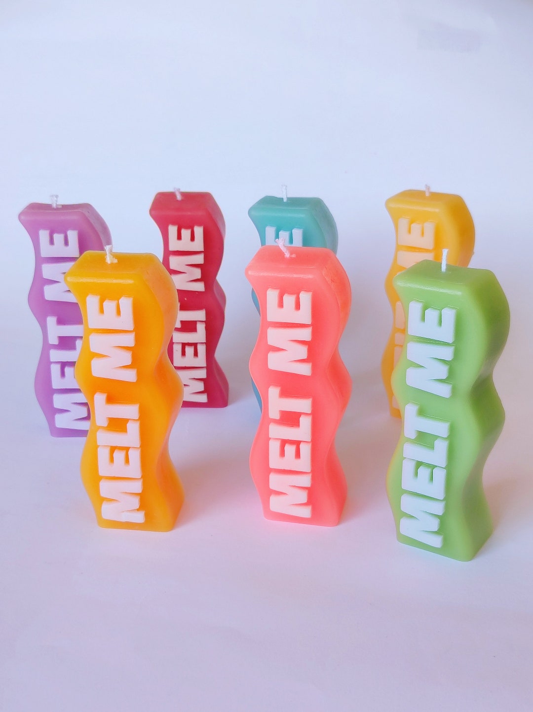 Funky Melt Me Candle Aesthetic Maximalism for Home Decor Dopamine Room ...