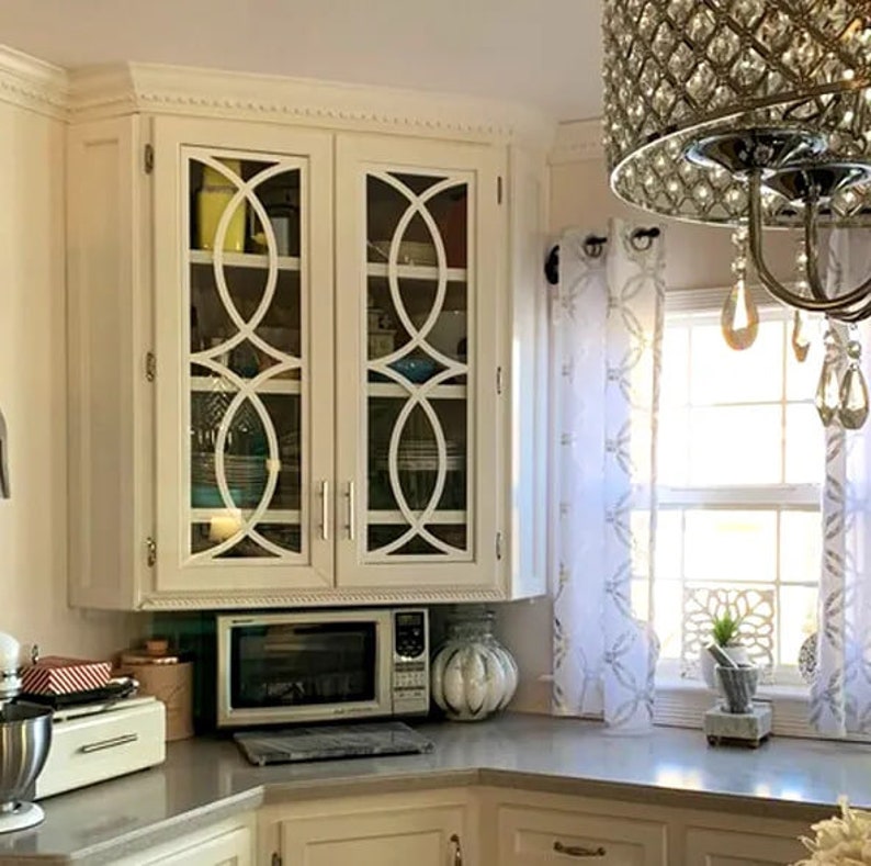 Mullion Glass Door for Existing Kitchen Cabinet Kitchen Mullion Kitchen ...