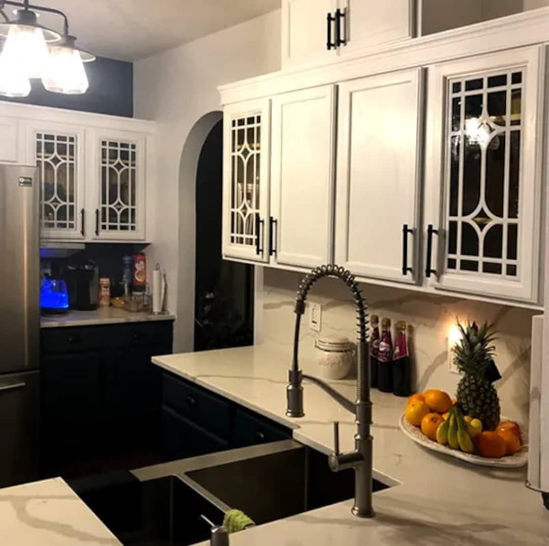 Mullion Overlay Insert for Glass Cabinet Doors| Kitchen Mullion ...