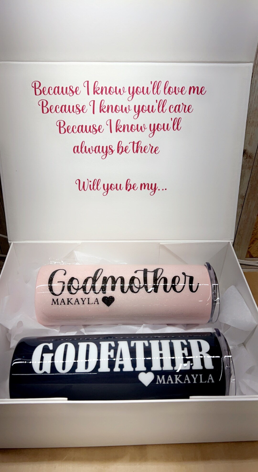 Godparents Gift Box - Etsy