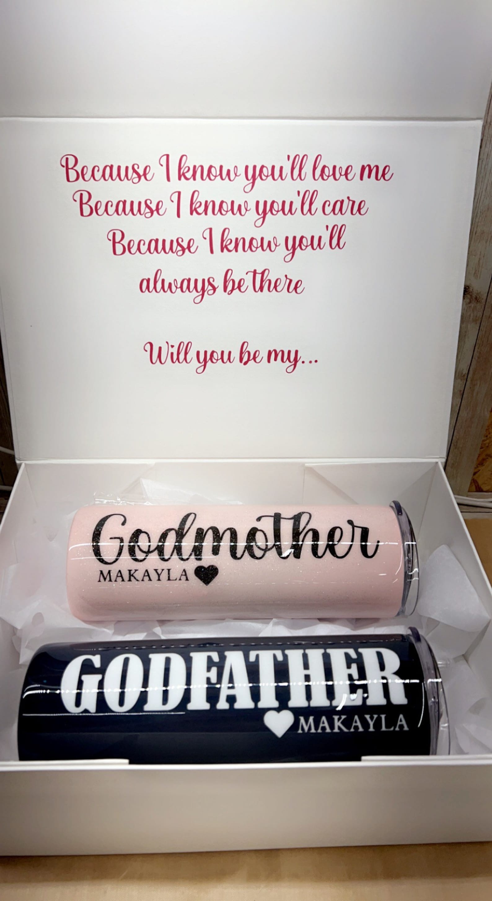 Godparents Gift Box - Etsy