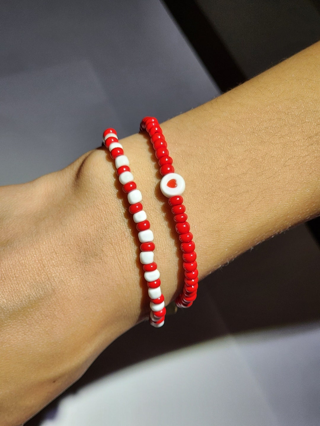 Valentine's Day Bracelet Set - Etsy