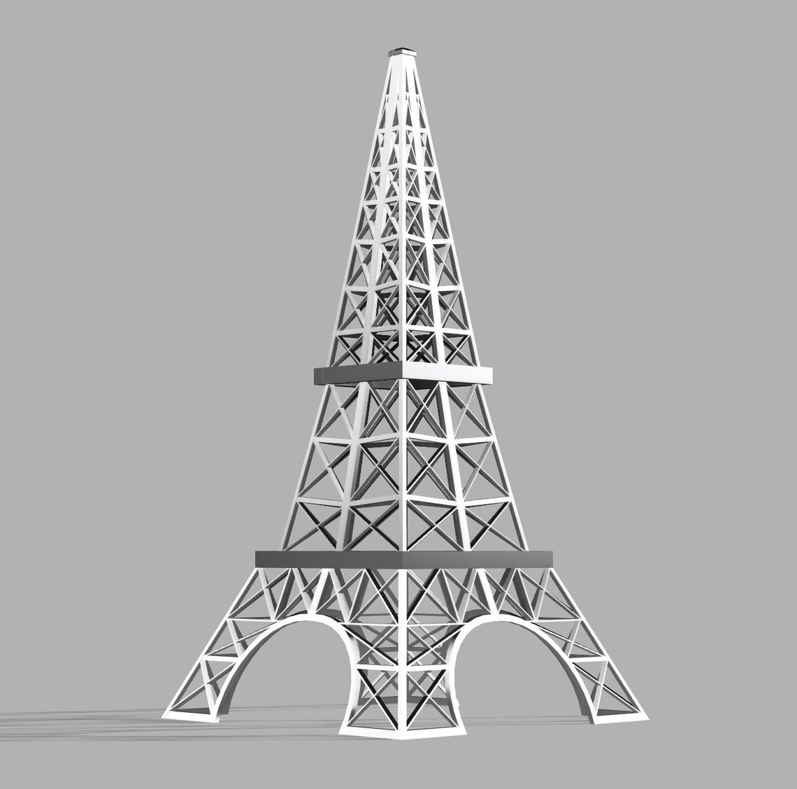 Eiffel Tower Stl File, 3D Printable, Digital Download, Editable ...