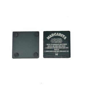 Cocktail Recipe Slate Coasters Bar Bartender Cocktail Mixes Gift for ...