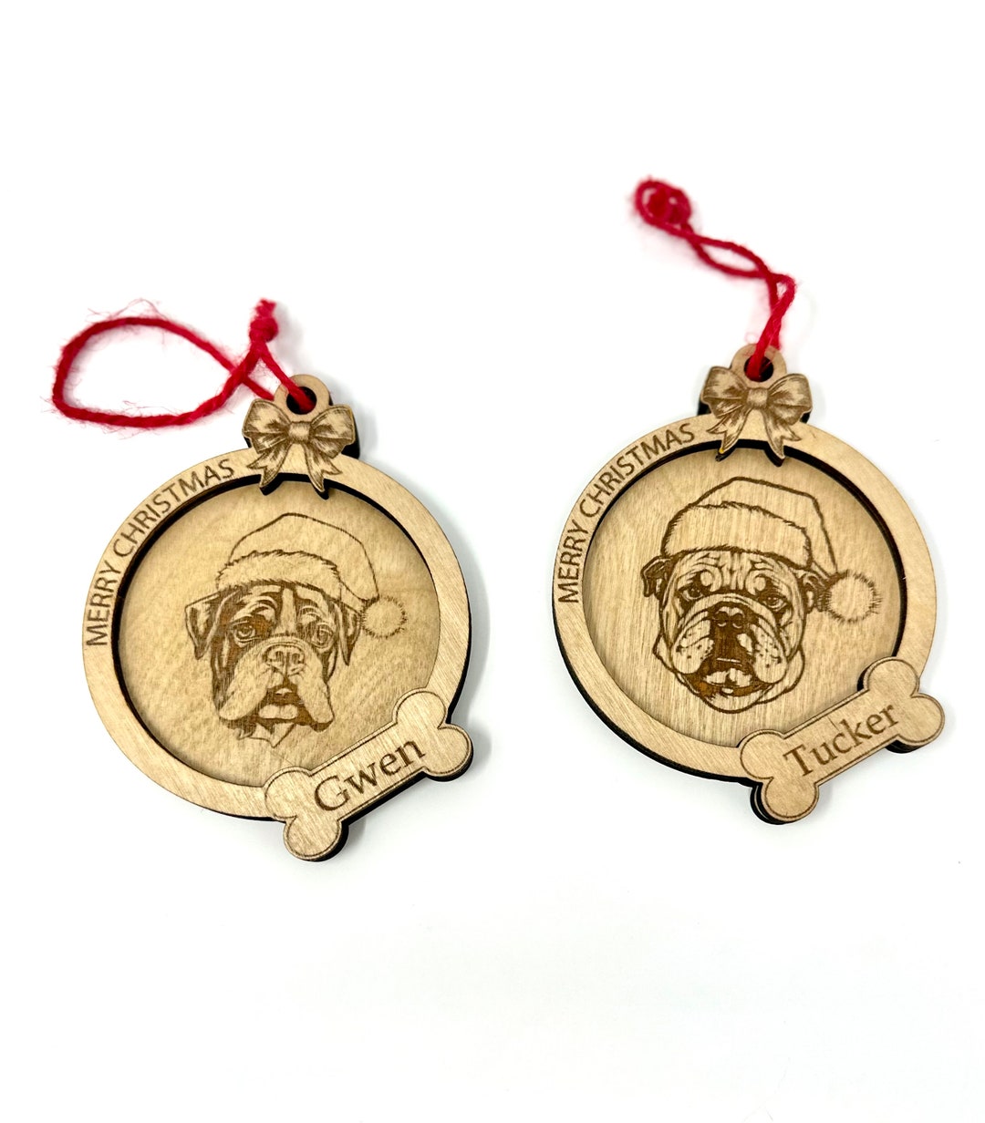 Custom Dog Breed Ornament With Name, Dog Breed, Dog Ornament, Dog ...